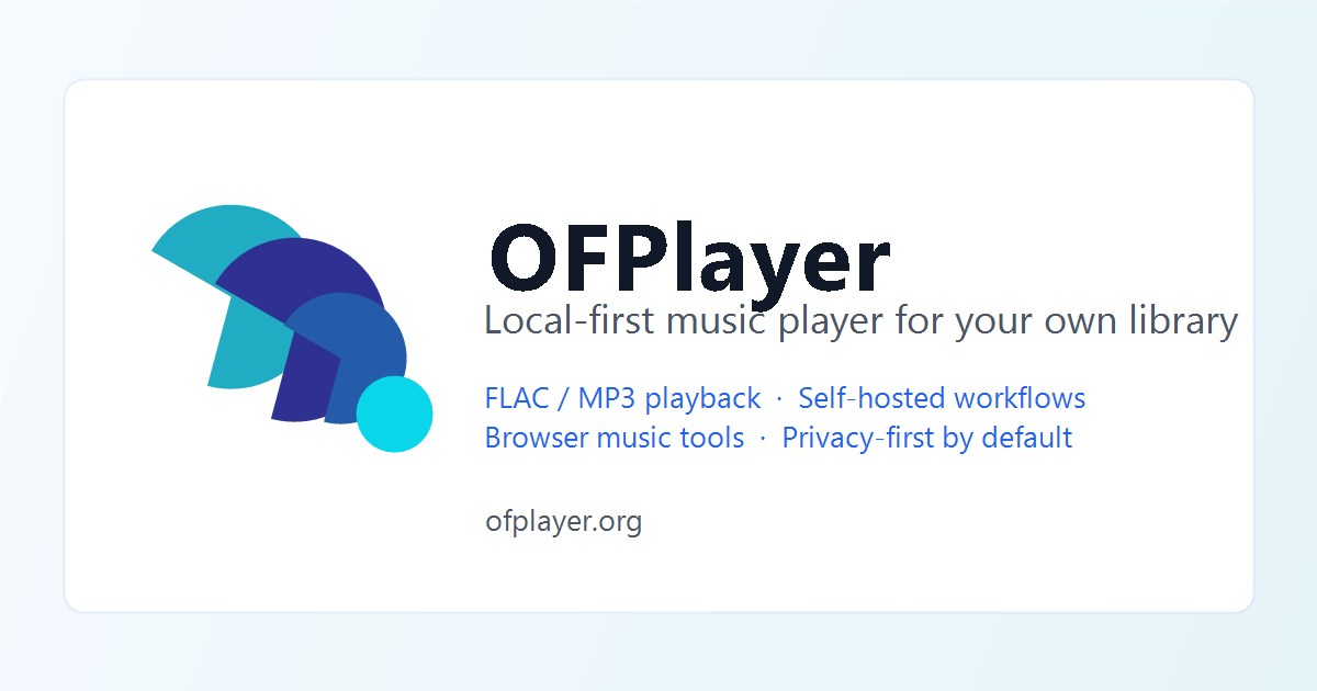 Audio Metadata Viewer — Read MP3, FLAC, M4A Tags | OFPlayer